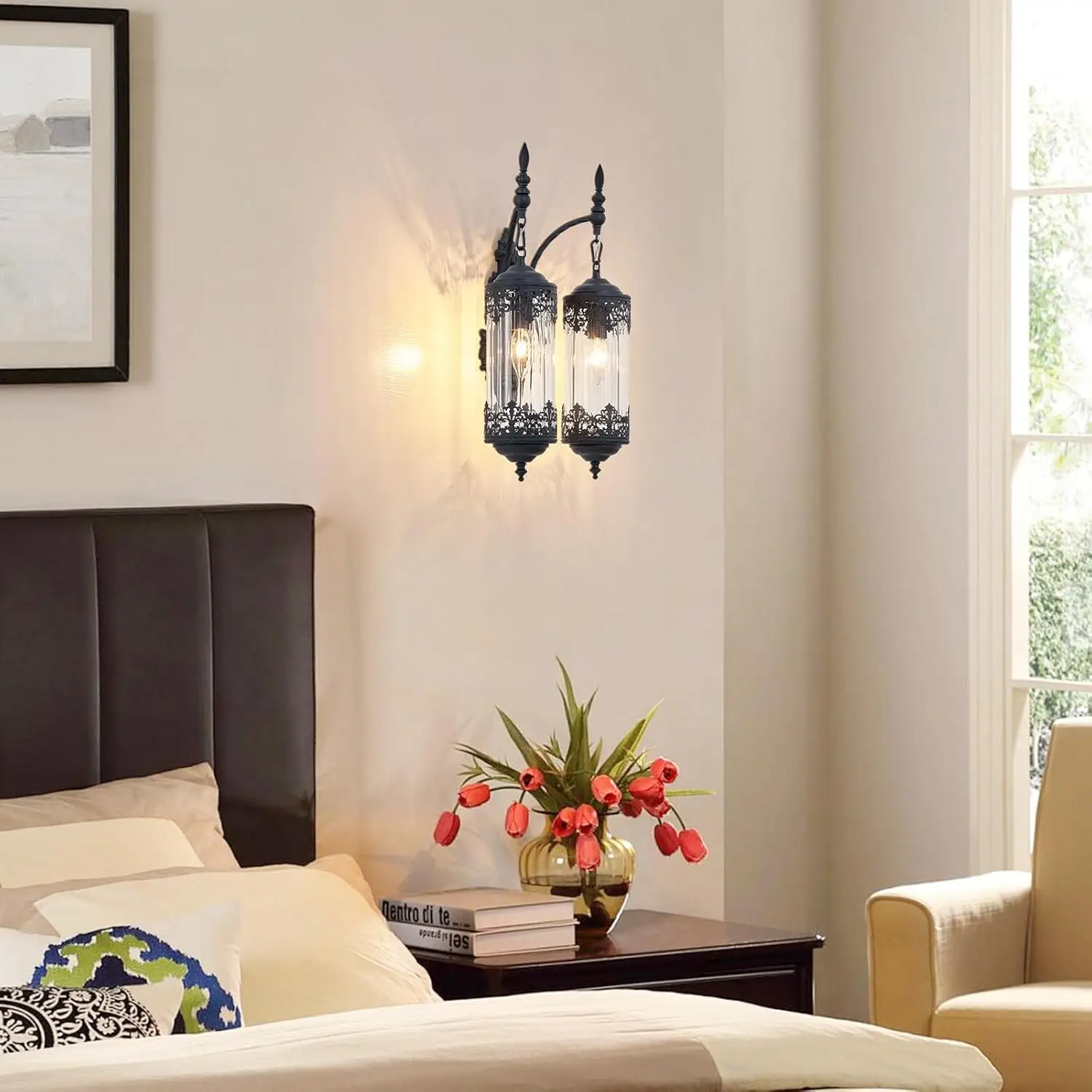 Vintage Gothic Wall Lamp Retro Gothic Unique Medieval Wall Lighting for ...