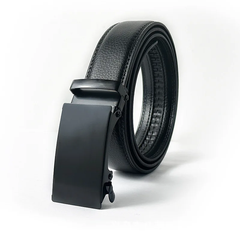 New-Style-Automatic-Buckle-Men-s-Belts-Simple-HongKong-Style-Pants ...
