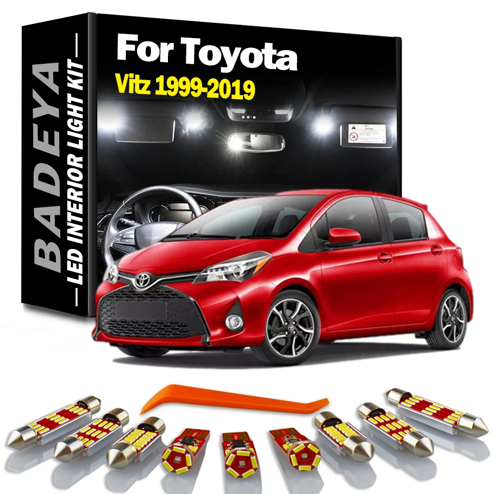Badeya Canbus Led Interior Map Dome Light Kit For Toyota Vitz 1999-2015 ...