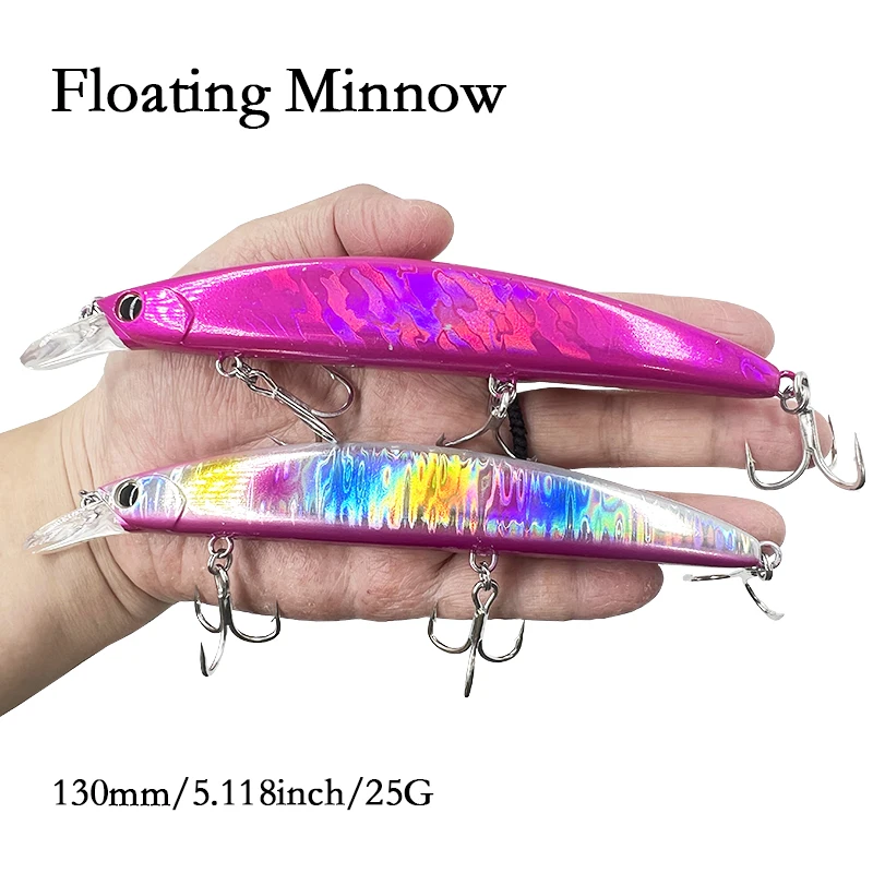 Floating-Minnow-Fishing-Lure130mm-25g-Professional-Quality-Fishing ...