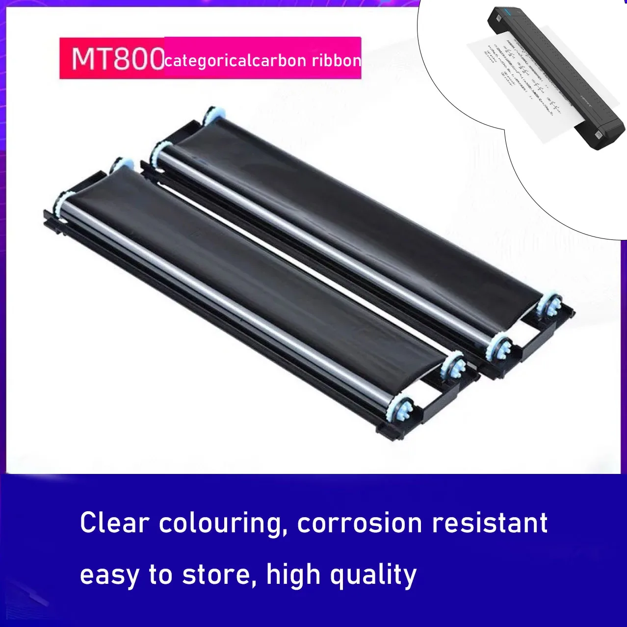 MT800-Portable-A4-Thermal-Printer-Ribbon-for-Consumables-Printing ...