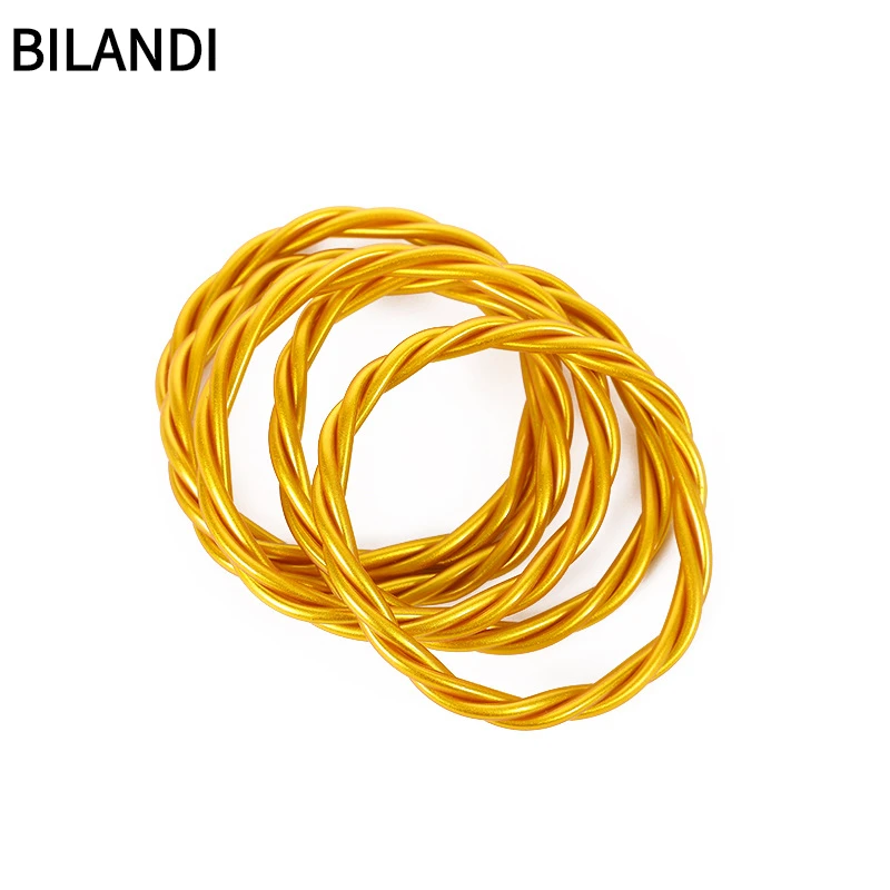 Bilandi Modern Jewelry 1 Pc Weave Plastic Silicon Bangles Bracelet ...