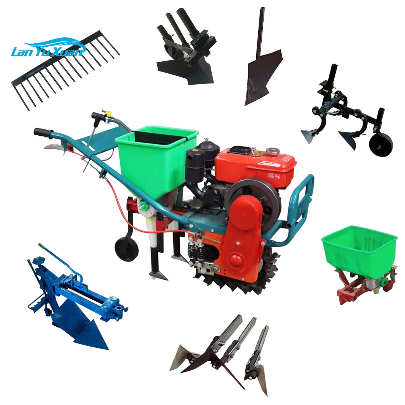 Small-Plough-Machine-Cultivator-Gasoline-and-Engine-Mini-Self-propelled ...