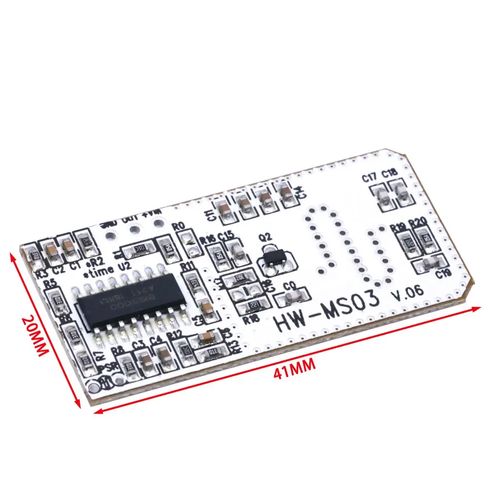 HW-MS03 Pro двухдиапазонный модуль микроволнового радарного датчика 2,4 ...