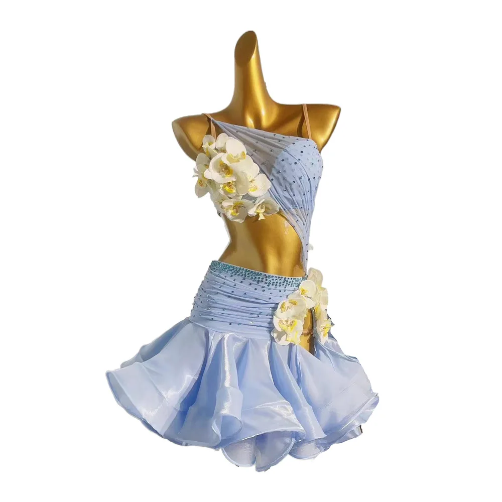 Vestido-de-dan-a-latina-floral-personalizado-Roupa-profissional-de ...