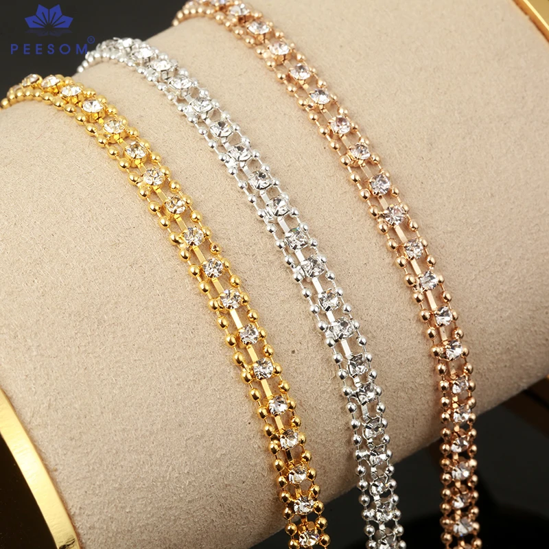 PEESOM-5mm-Width-Crystal-Rhinestone-Beaded-Chain-Sliver-KC-Gold-Cup ...