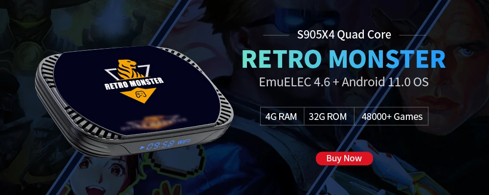 Retro Video Game Console & Android TV Box In One 4K Game Box 110000 ...