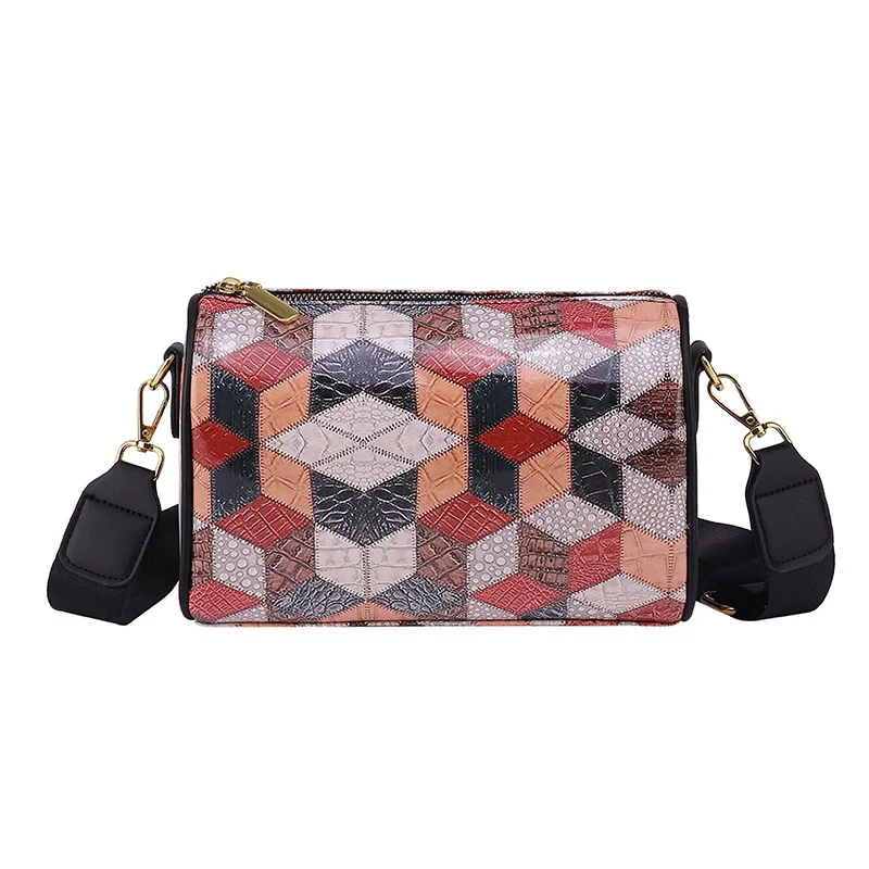 Retro-geometric-puzzle-color-matching-bag-fashion-high-end-women ...