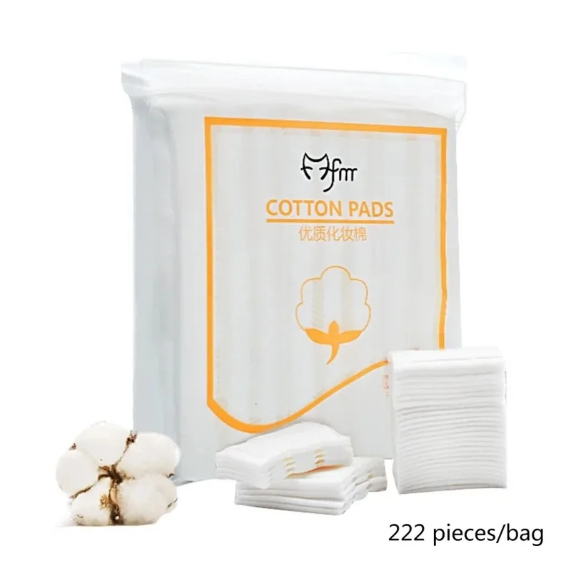 Square Cosmetic Cotton Pads Brand Ultra Thickened Soft 3-Layered ...