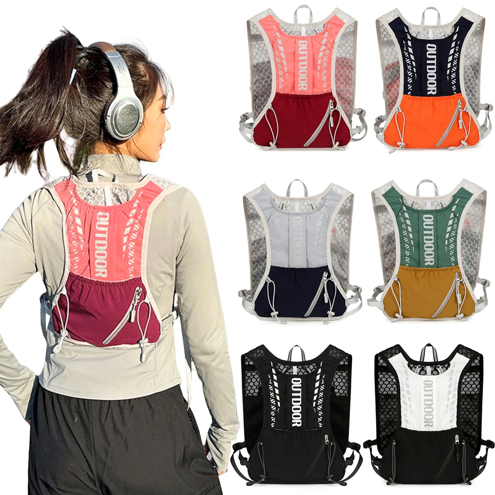 Hydration Running Vest Breathable Lightweight Running Vest Reflective ...