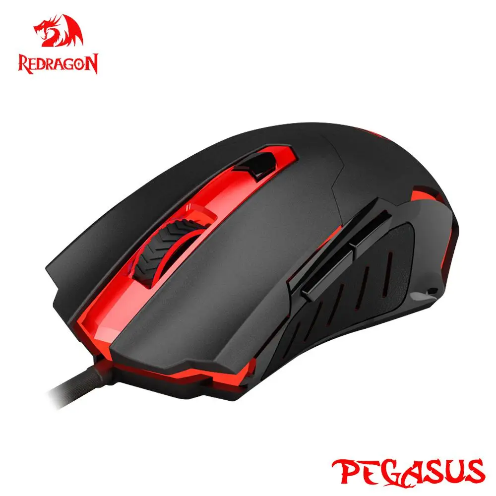 REDRAGON PEGASUS 7 M705 RGB USB Wired Gaming Mouse 7200 DPI botões ...
