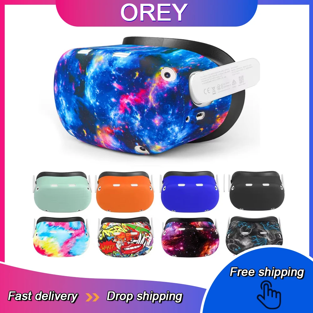 For-Oculus-Quest-2-Silicone-Protective-Cover-VR-Headset-Shell-Case-Head ...