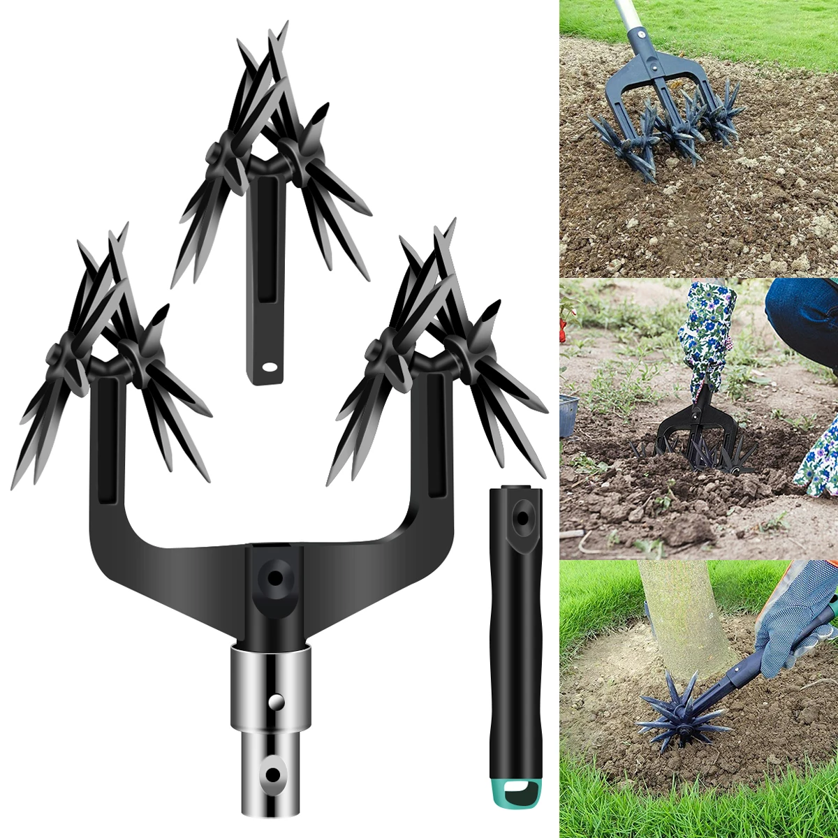 Rotary-Cultivator-Garden-Lawn-Ripper-Adjustable-Gardening-Rotary-Tiller ...