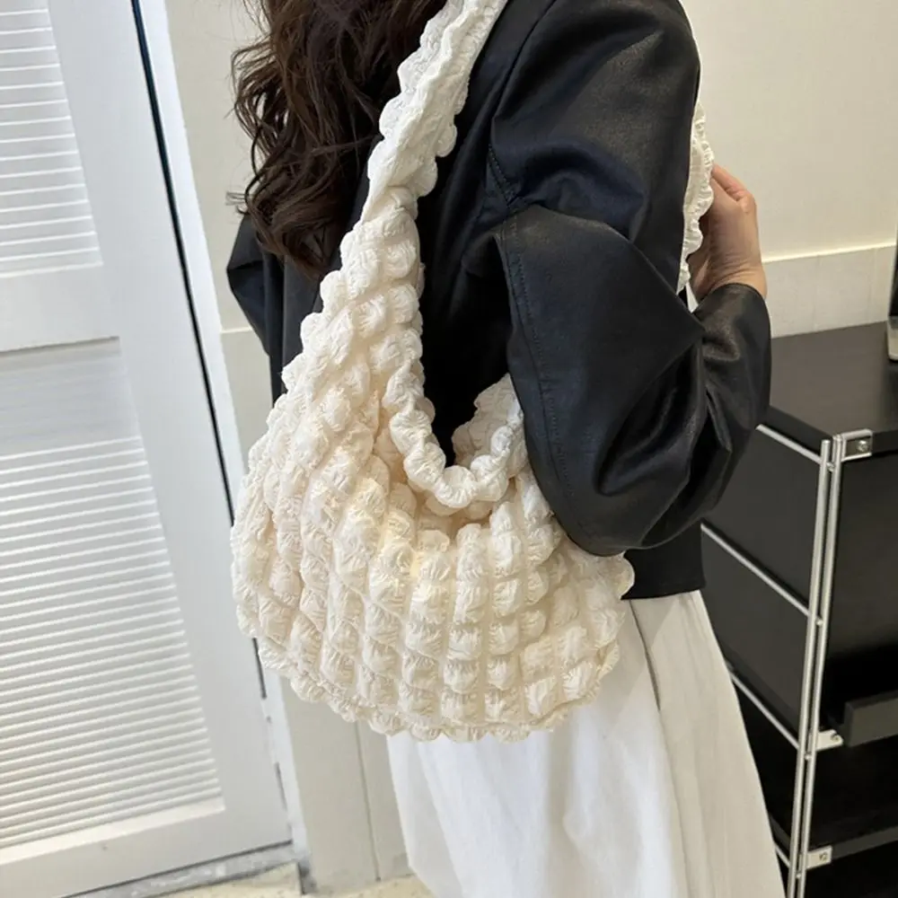 Quilted-Pleated-Crossbody-Bag-for-Women-Padded-Shoulder-Bag-Ruched ...