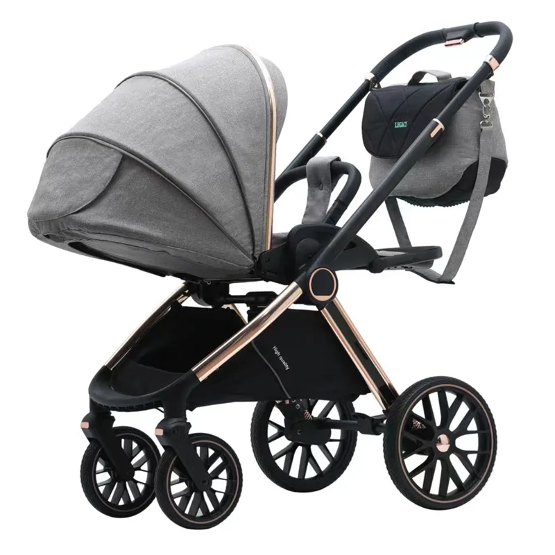 Deluxe-gray-fashion-portable-mom-stroller-top-sell-lightweight ...
