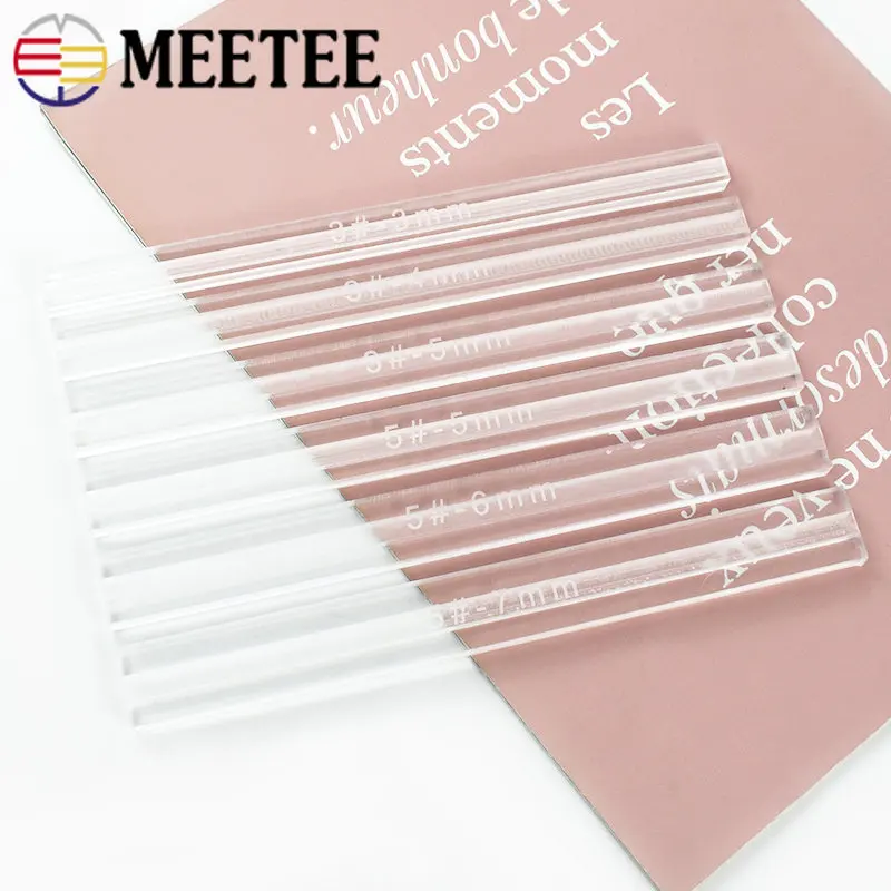 Meetee DIY Handmade Leather Tools for 3#5# Zipper Gluing Anti-overflow ...