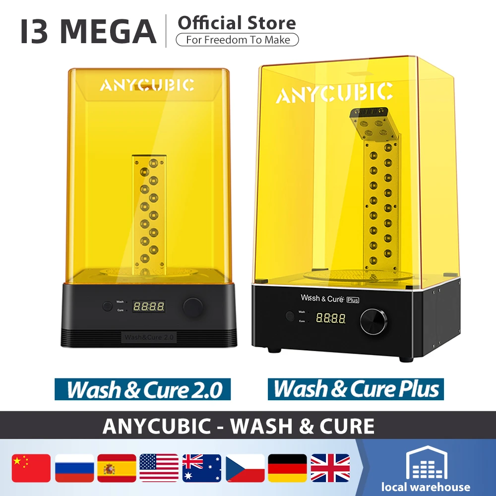 Anycubic Wash & Cure Plus Washing Curing 2 In 1 Machine Anycub Washing ...