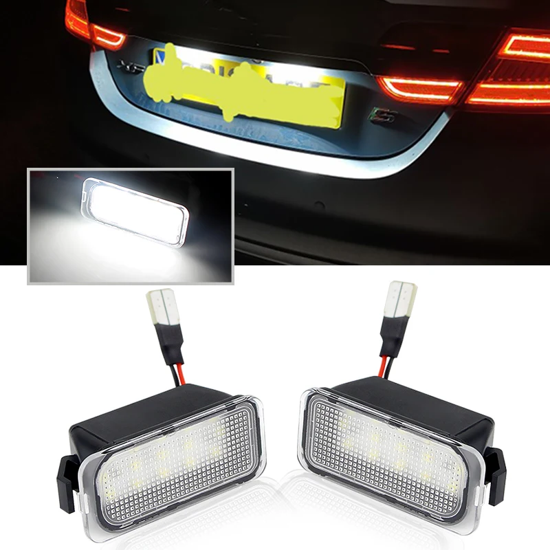 2Pcs-Car-LED-License-Plate-Light-Number-Lamp-For-Ford-Mondeo-Kuga ...