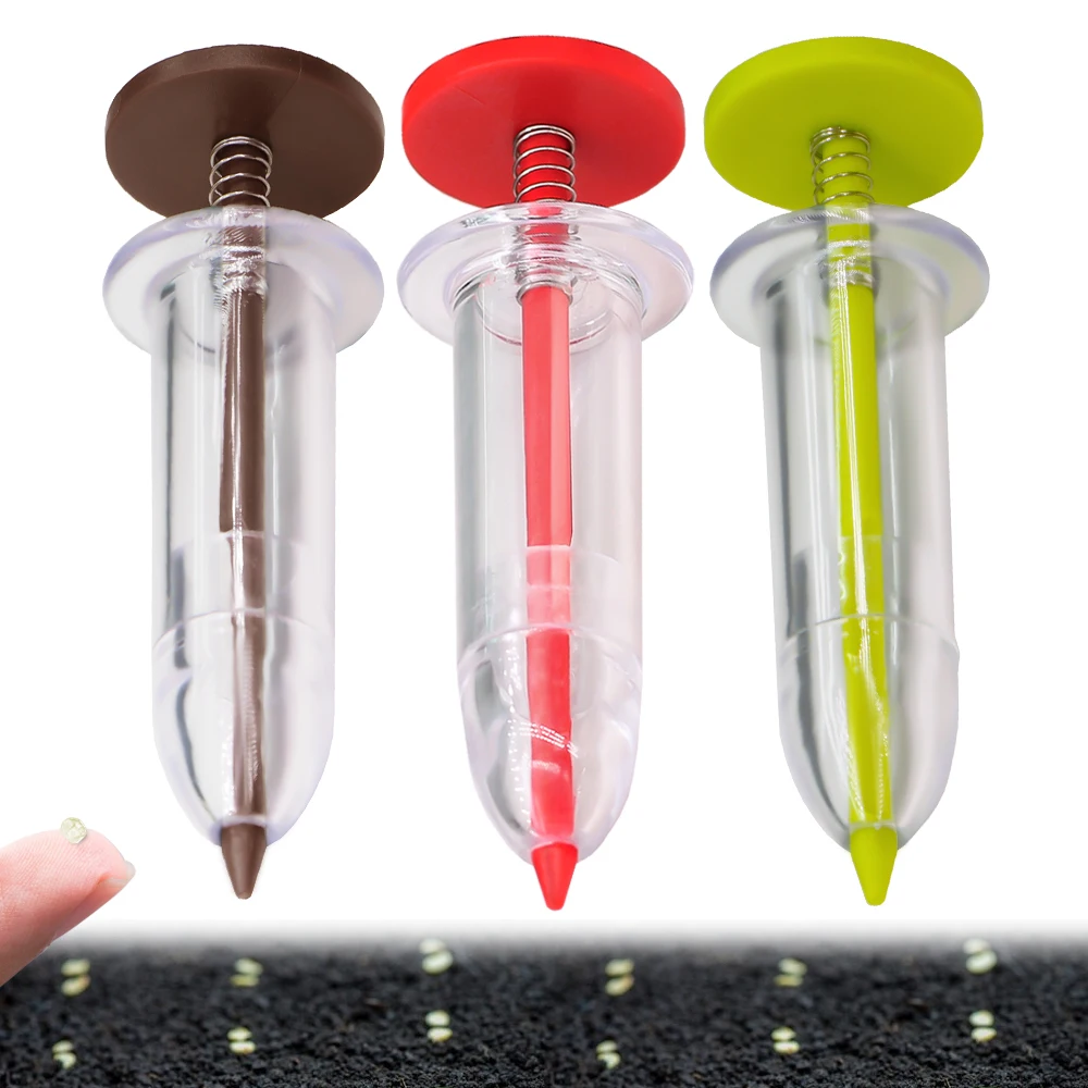 1PC Seeds Syringe Sower Garden Sowing Dispenser Handheld Manual Seed ...