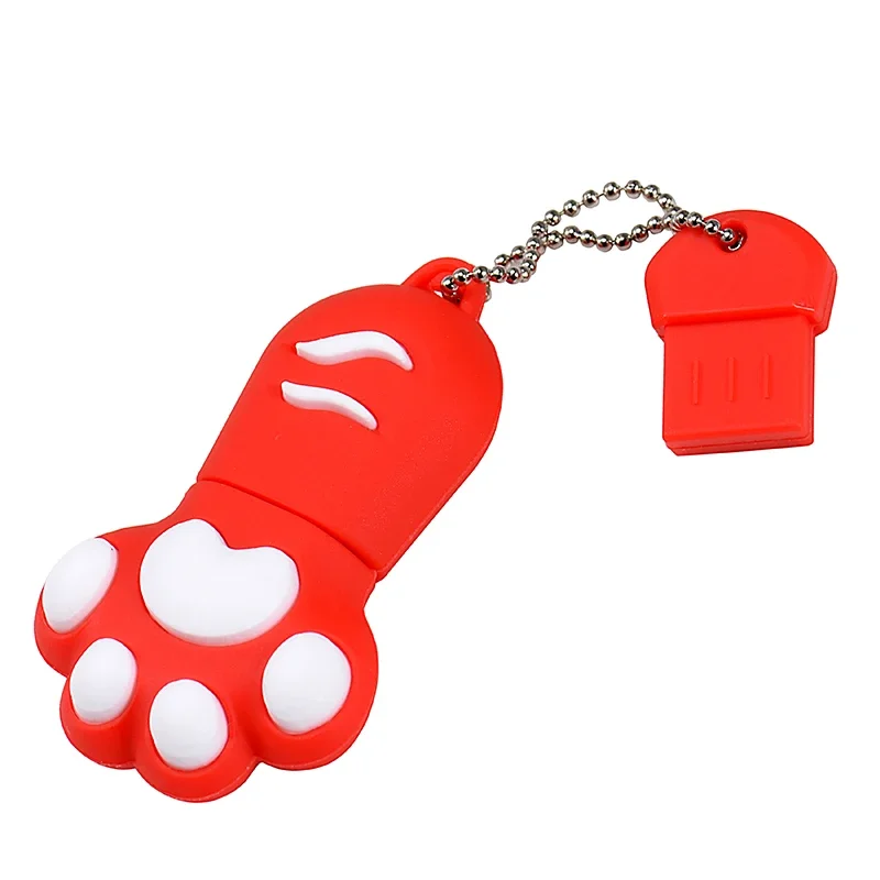 JASTER-Cat-Paw-USB-Flash-Drives-64GB-Colorful-Pen-Drive-32GB-Free-Key ...