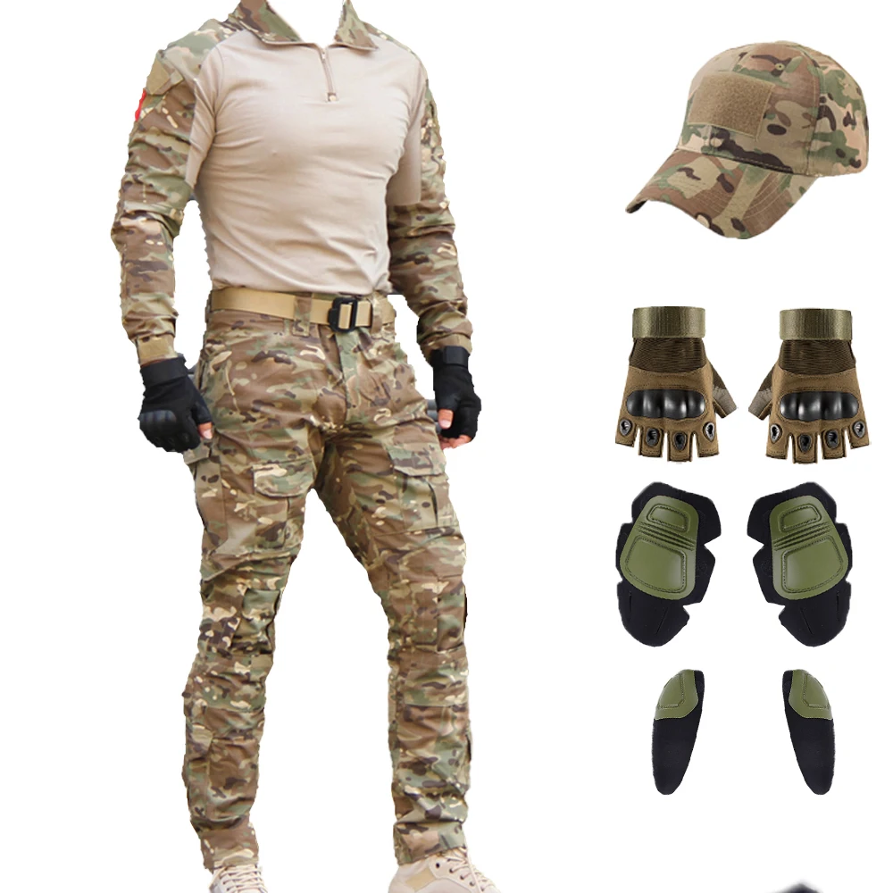Tactical-Uniform-Suits-Camouflage-Suit-Hunting-Shirts-Pants-Airsoft ...