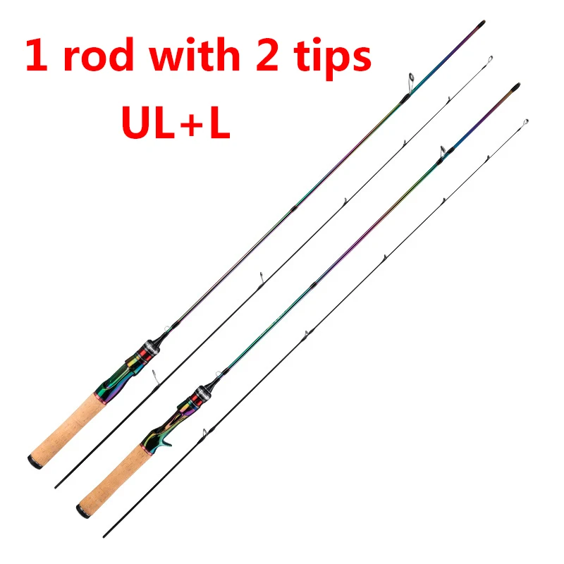 Ultralight-Carbon-Fishing-Lure-Rod-1-2-Tips-UL-L-Spinning-Casting-Rod ...