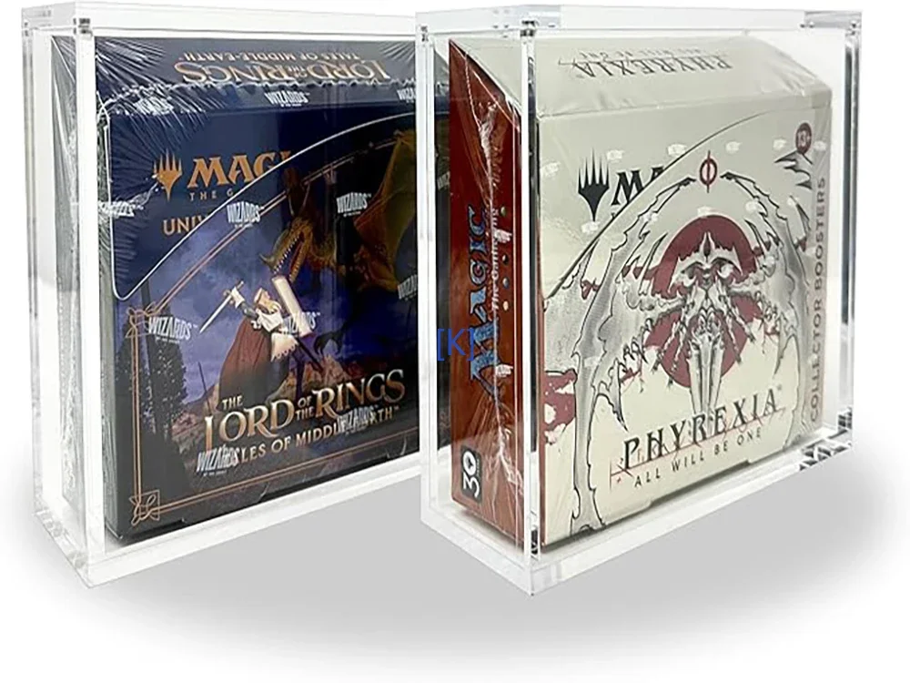 [K]Acrylic Case Fits Magic The Gathering MTG Display Case Booster Box ...