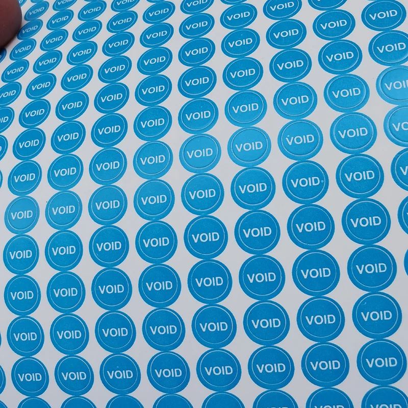 Blue-Red-Round-5mm-500-PCs-Lot-Fragile-Paper-VOID-Sticker-Guaranteed ...