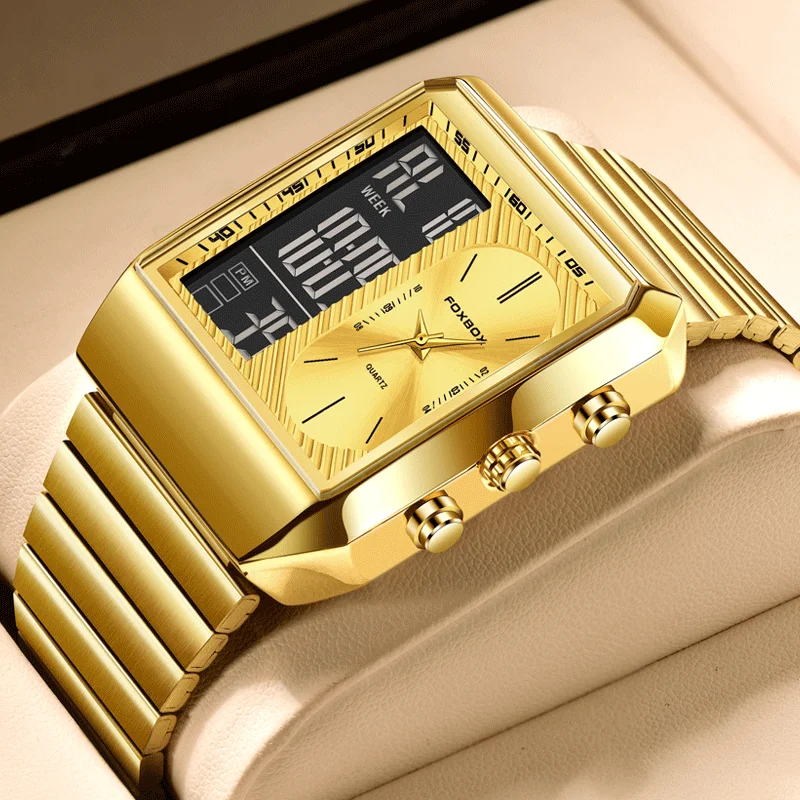 FOXBOX-Military-Digital-Watch-for-Men-Waterproof-Mens-Electronic ...