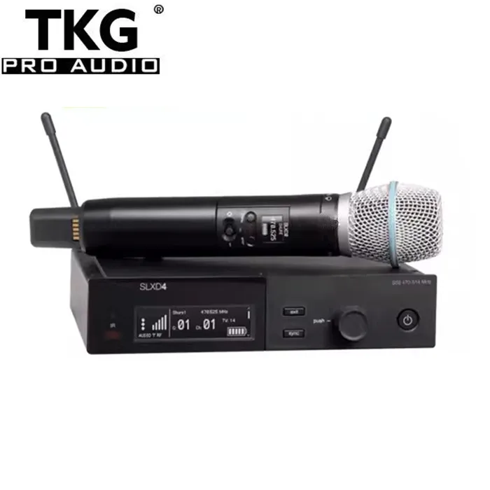 TKG-Microfone-Port-til-Profissional-Sem-Fio-SLXD4-udio-UV-Stage ...