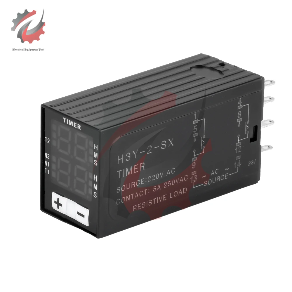H3Y-2-SZ-LED-Digital-Time-Relay-Power-on-Delay-Controller-DC-12V-24V-AC ...