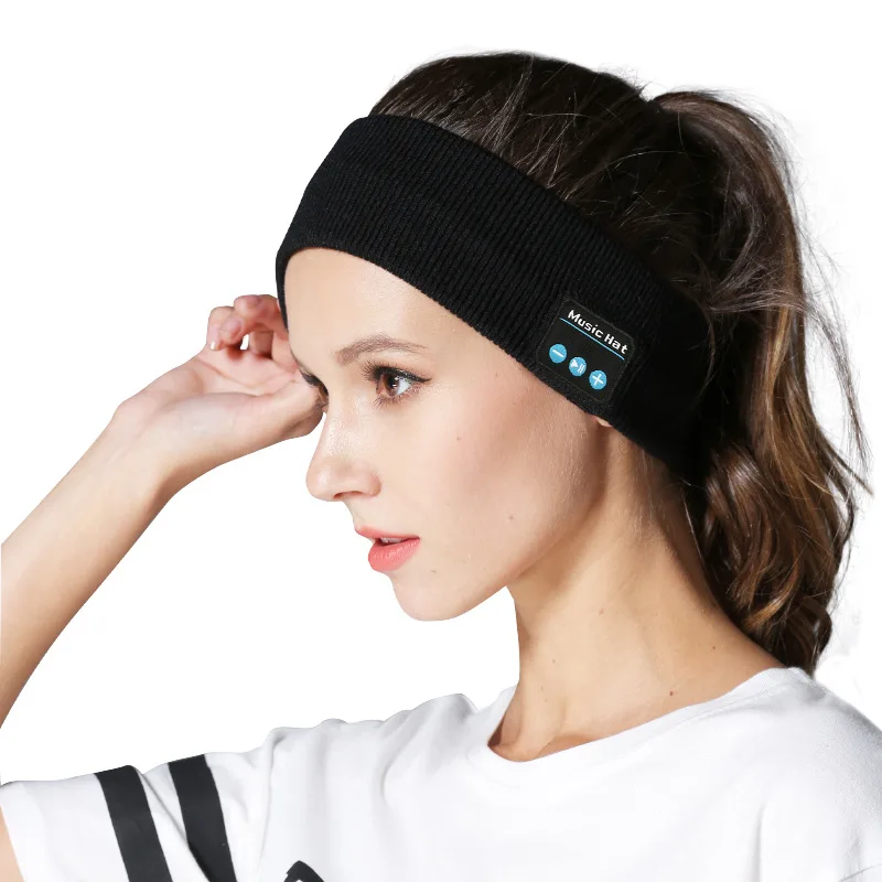 New-Wireless-Bluetooth-Music-Sports-Headband-with-Headband-Two-Ear ...