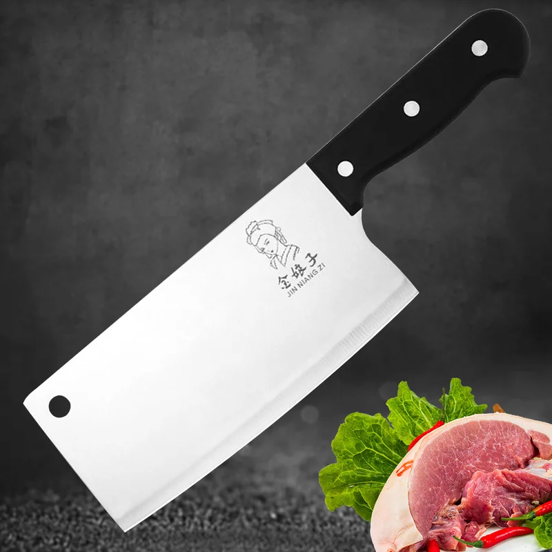 Kitchen Chef Knife Stainless Steel Meat Fish Vegetables Slicer Chopping ...