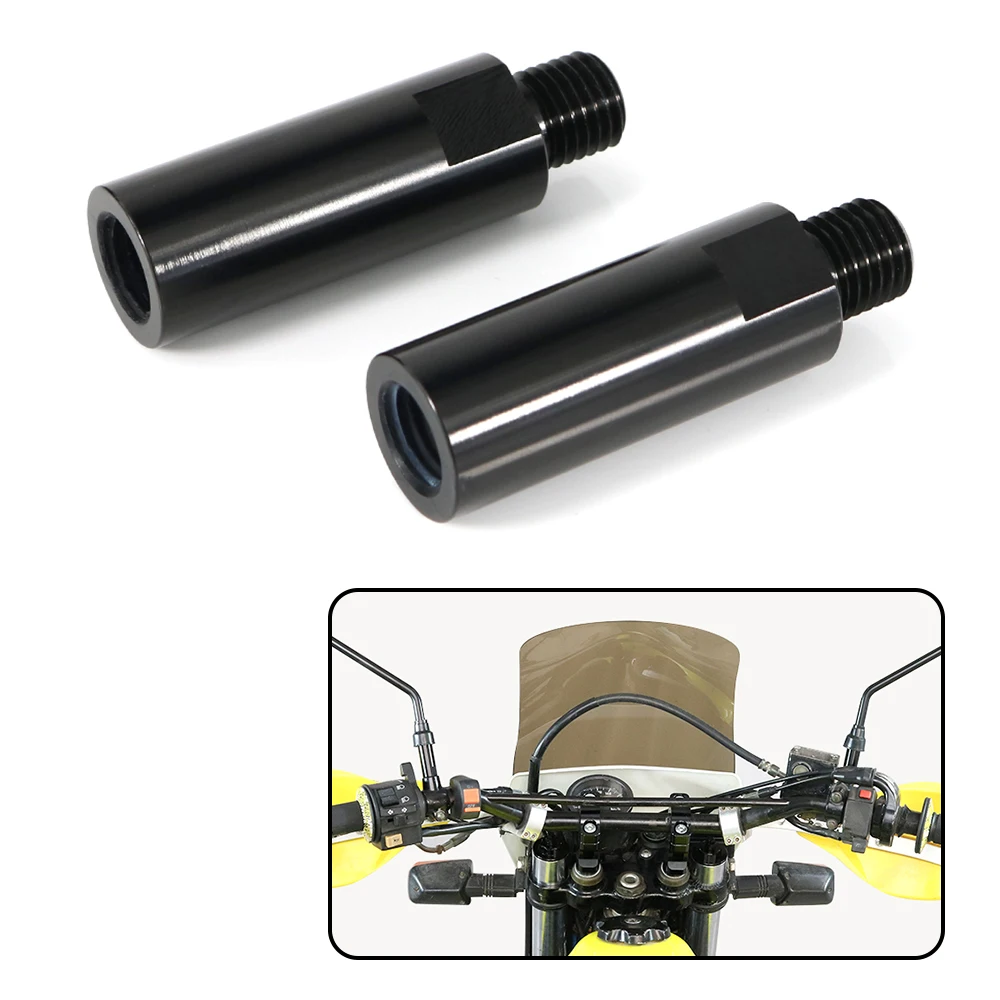 M10x1-25-m-o-esquerda-motocicleta-espelho-retrovisor-riser-para ...