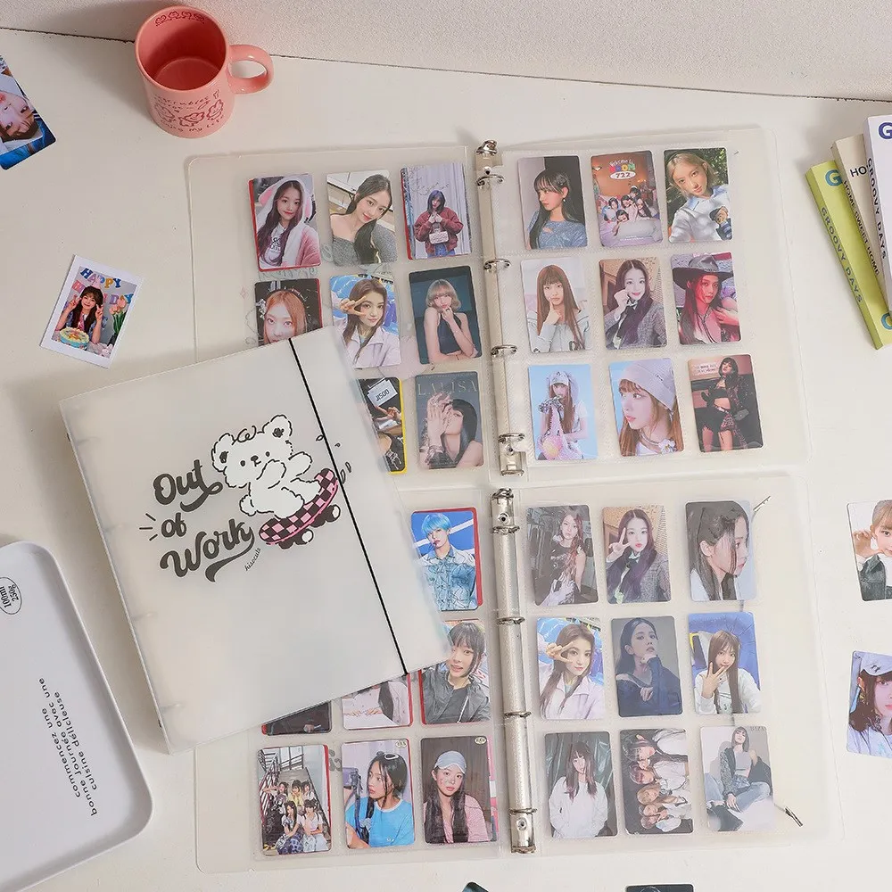 A4-Binder-Photocard-holder-Matte-Loose-Leaf-Photo-Album-Storage ...