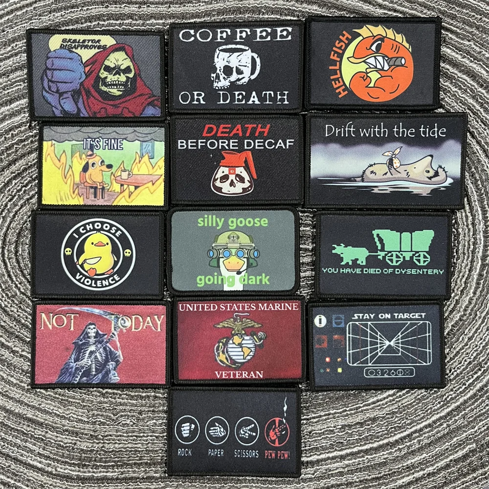 Funny Printing Patches on Clothes Silly Goose Going Dark Tactical Gear ...