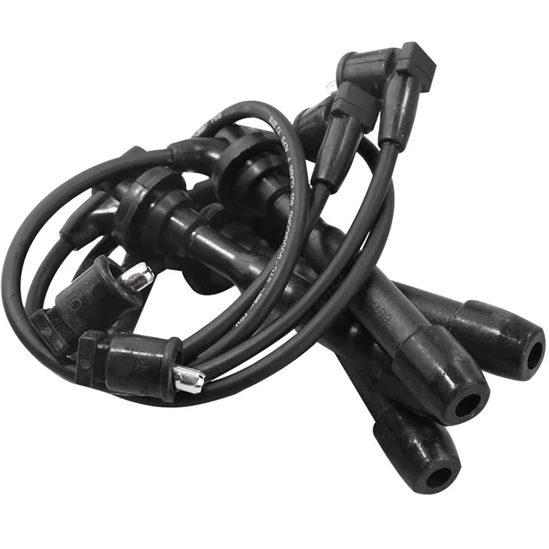 4PCS-Spark-Plug-Wires-For-Hyundai-Elantra-Tiburon-Tucson-For-Kia ...