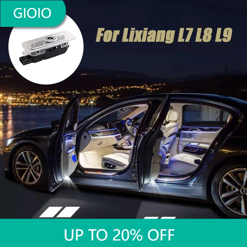 For Lixiang L7 L8 L9 Car door projection ambient light welcome light ...