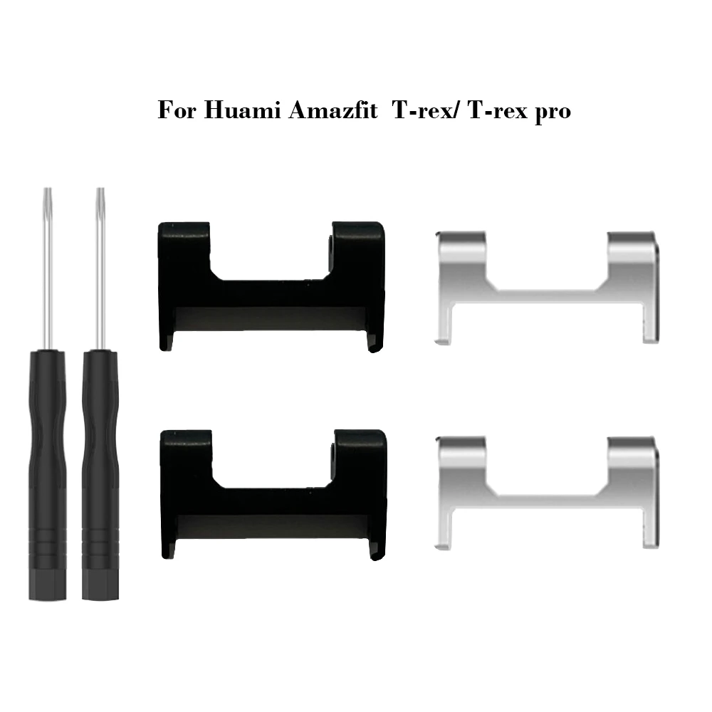 22mm-Strap-Metal-Stainless-Steel-Lugs-For-Amazfit-T-rex-T-rex-Pro-Smart ...