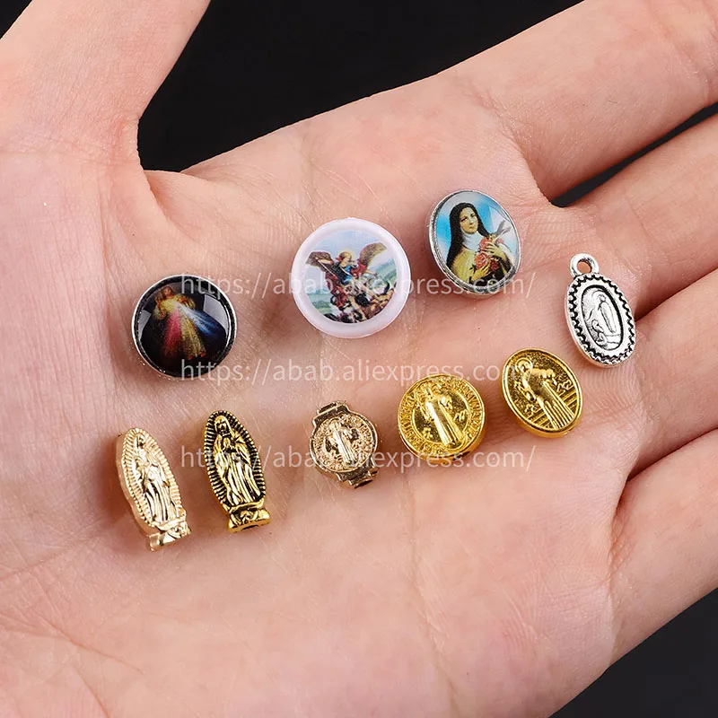 20-pieces-religious-icon-hole-beads-Saint-Benedict-hollow-beads ...
