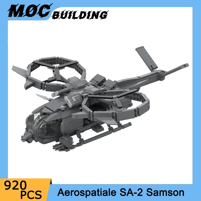 MOC-Movie-Series-SA-2-Samson-Aerospatiale-Helic-ptero-Building-Blocks ...