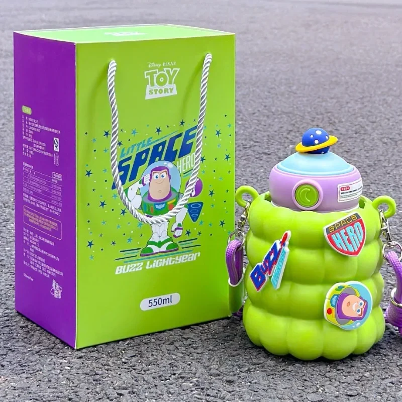Disney Lotso Buzz Lightyear Alien lindo acero inoxidable gran capacidad ...