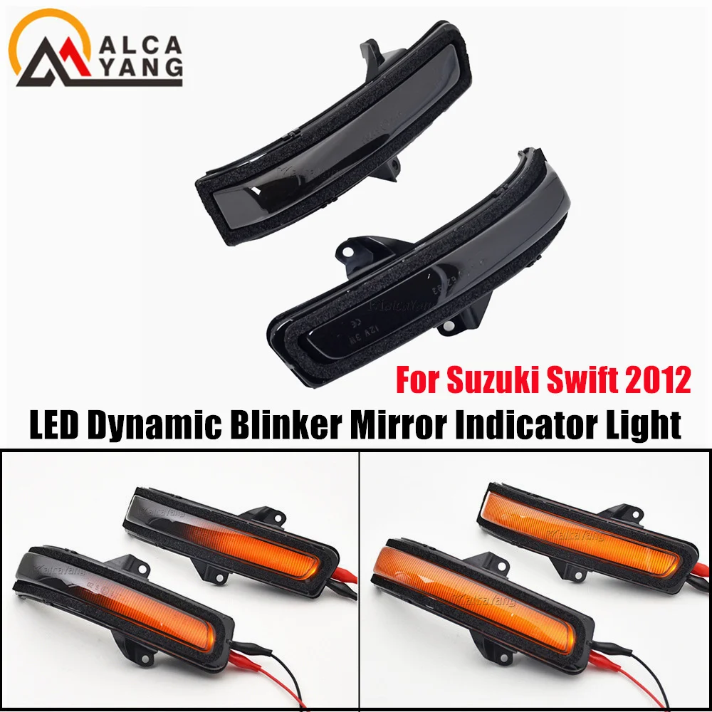 For-Suzuki-Swift-2012-Flowing-Water-Repeater-Indicator-Dynamic-LED-Side ...