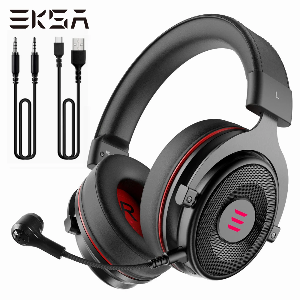Eksa Gamer Headset 7.1 Surround Sound Gaming Headphon E900 Pro Wired ...