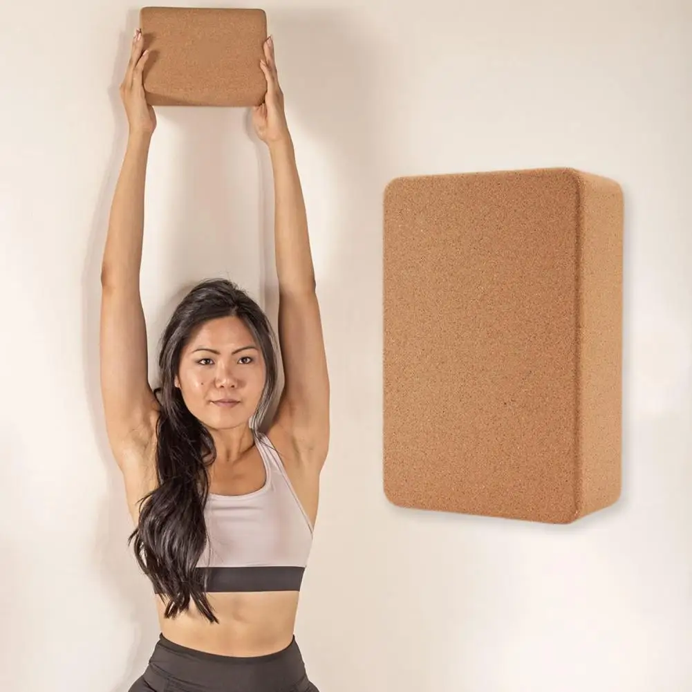 Reliable-Yoga-Block-High-Density-Cork-Yoga-Block-Non-slip-Eco-friendly ...