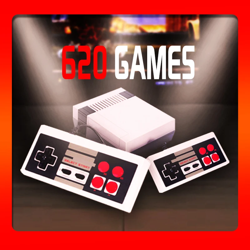 Mini wired two person entertainment game console, family fun for ...