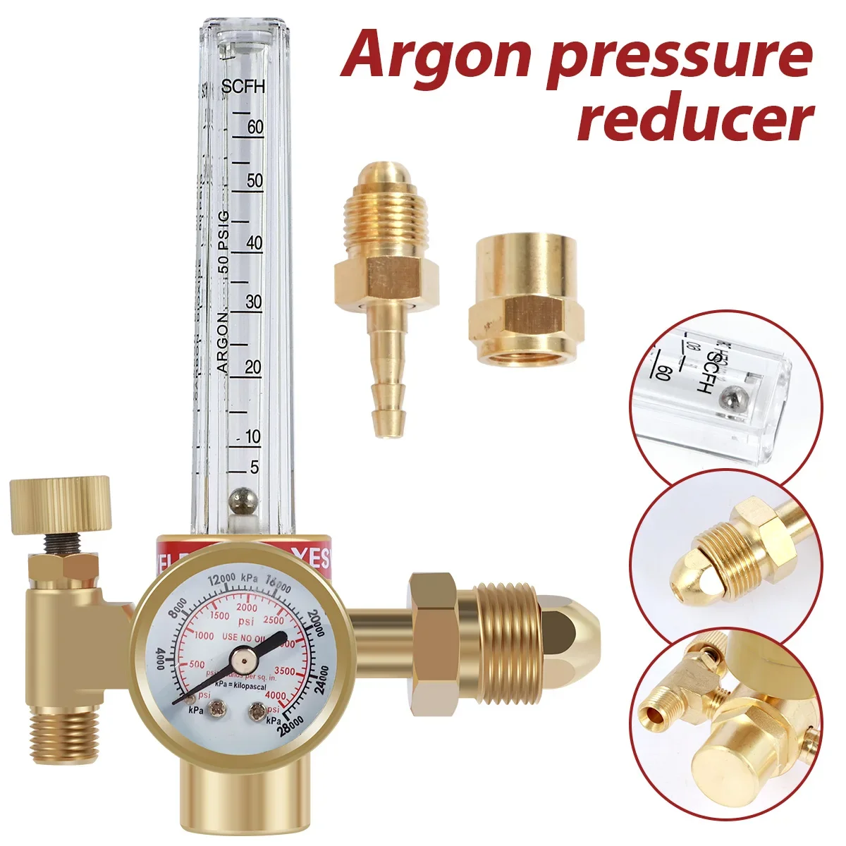HTP-Argon-CO2-Mig-Tig-Flow-Meter-0-4000-PSI-Precise-Gas-Welding ...