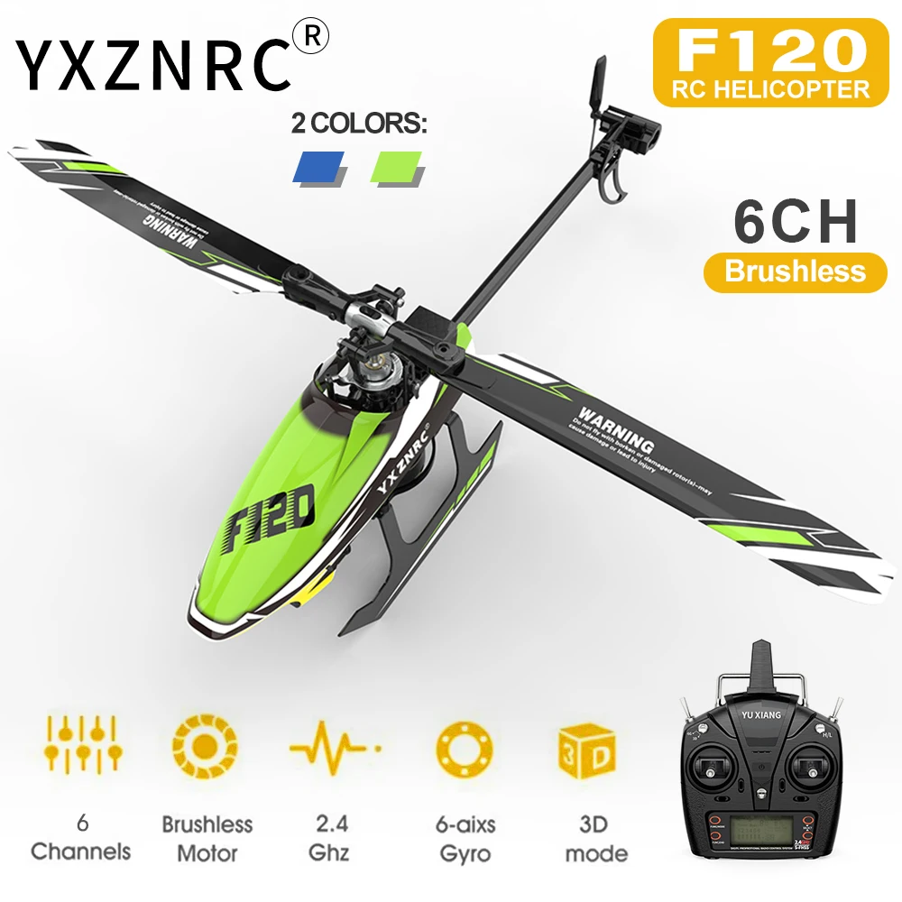 YXZNRC-F120-RC-Helicopter-2-4G-6CH-6-Axis-Gyro-3D6G-Direct-Drive ...