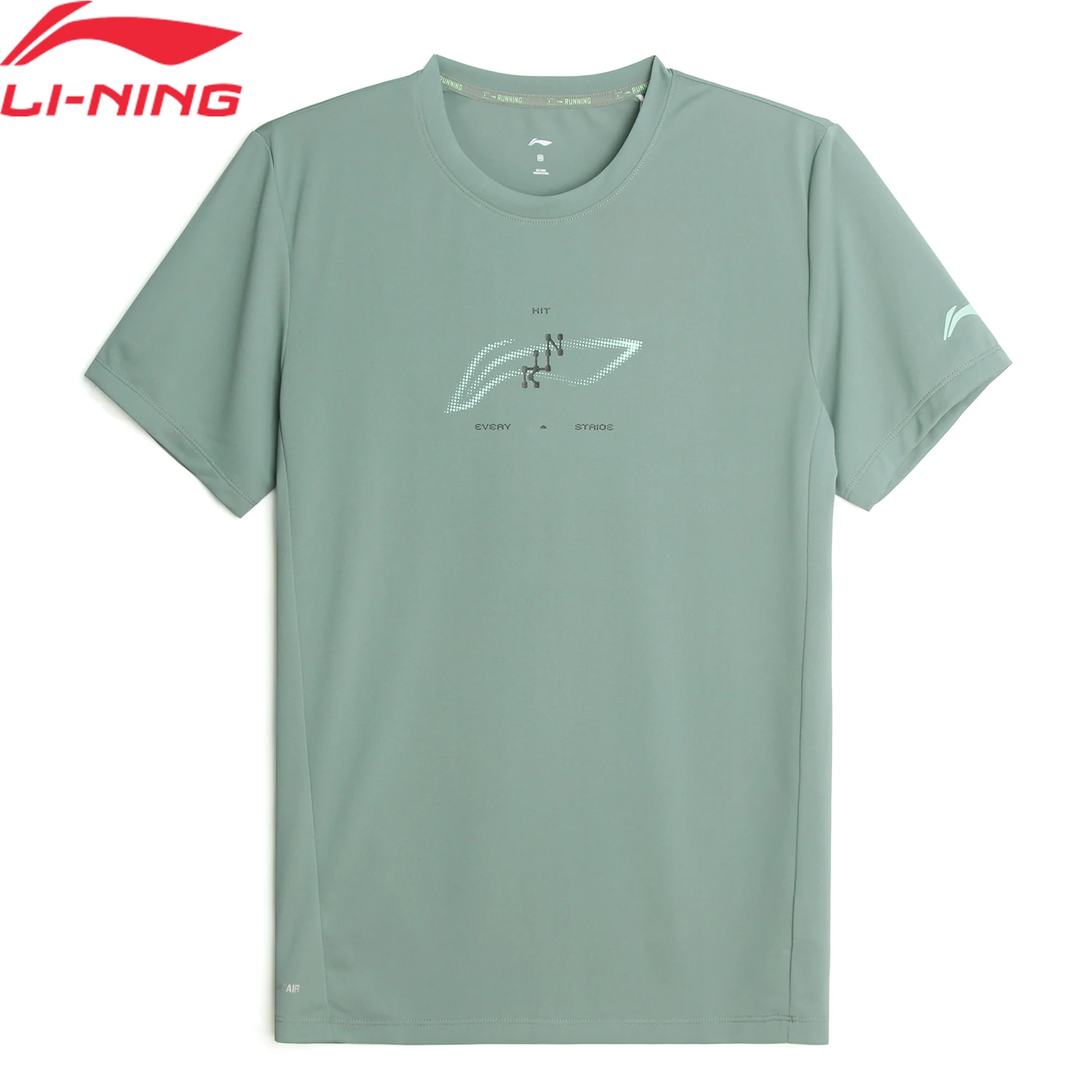 Li-Ning-Men-Running-Sports-T-Shirt-100-Polyester-AT-AIR-Breathable ...