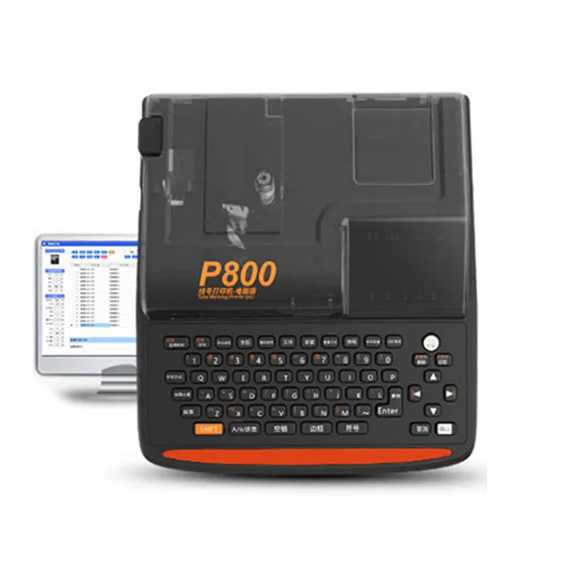 P800-Wire-Number-MachineTube-Printer-Portable-Label-Printer-Ribbon ...
